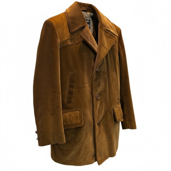 Sears | Jackets & Coats | Vintage Sears The Country Coat Brown Corduroy ...